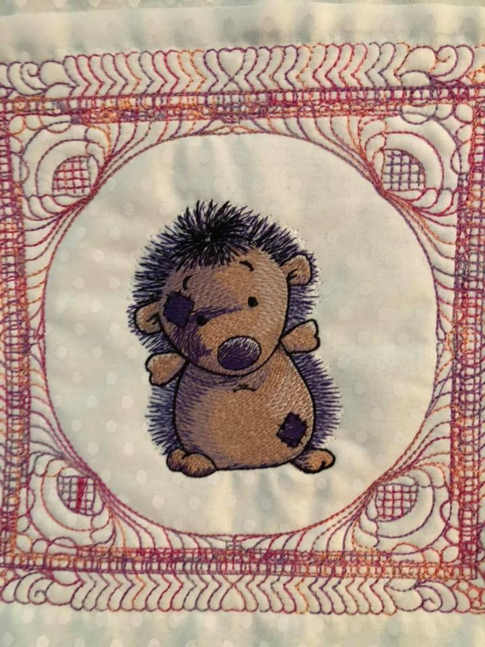 Hedgehog Machine Embroidery Designs Set for a Babies and | Etsy