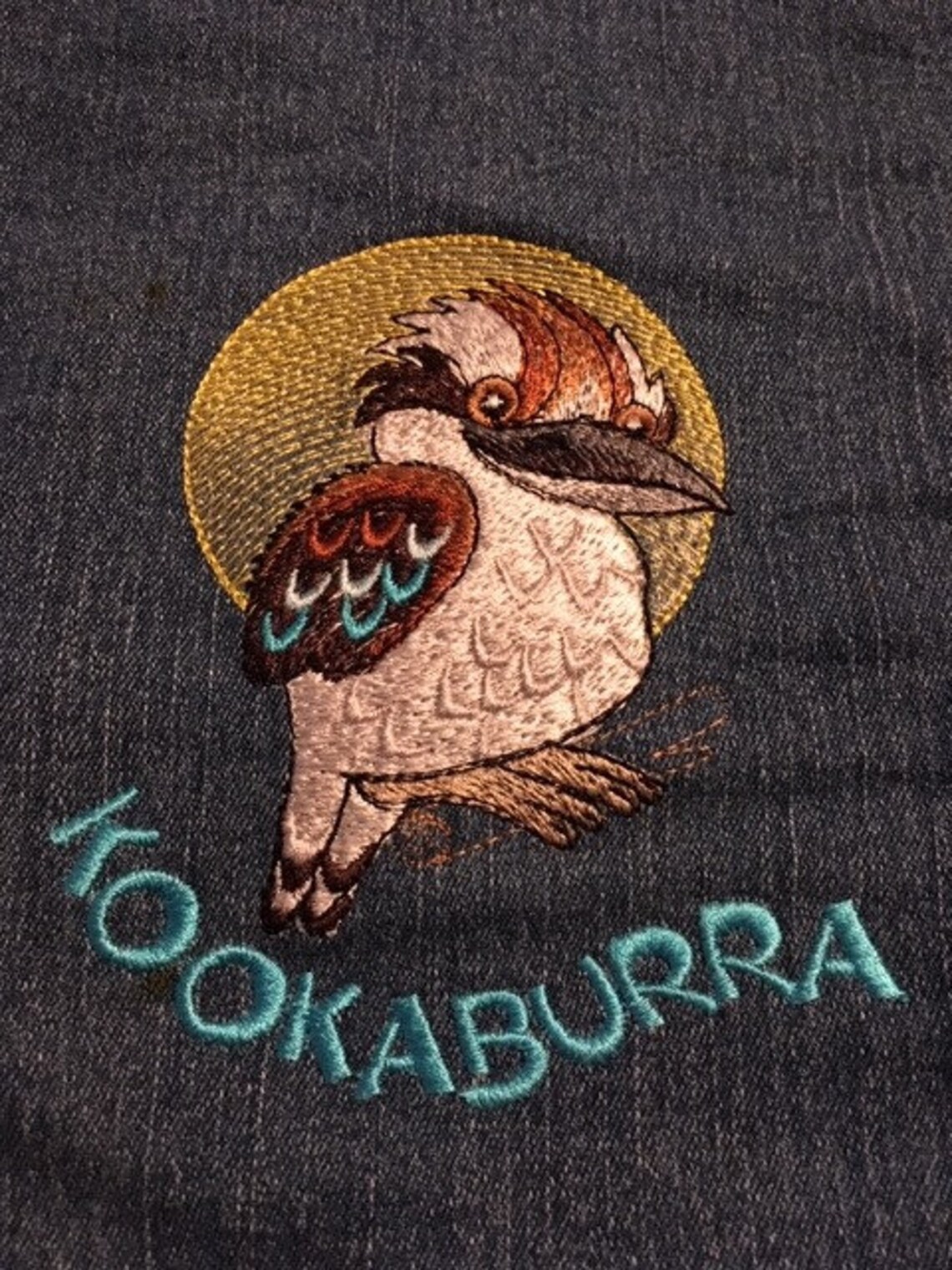 Kookaburra Old Toy Machine Embroidery Design in two sizes | Etsy