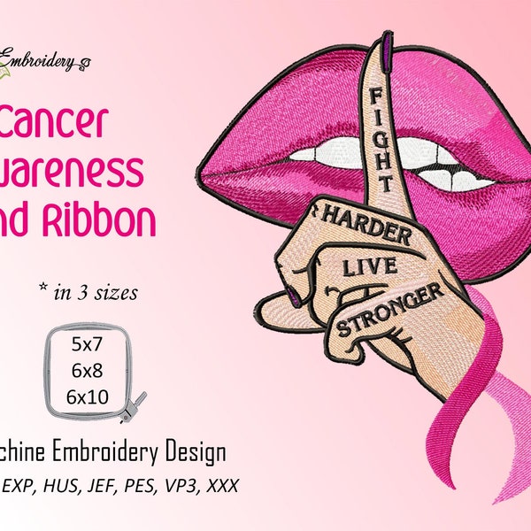 Cancer Embroidery - Etsy