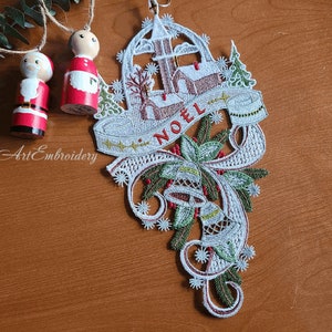 FSL Noël Silver Bells - Machine Embroidery Christmas Design in Word ...