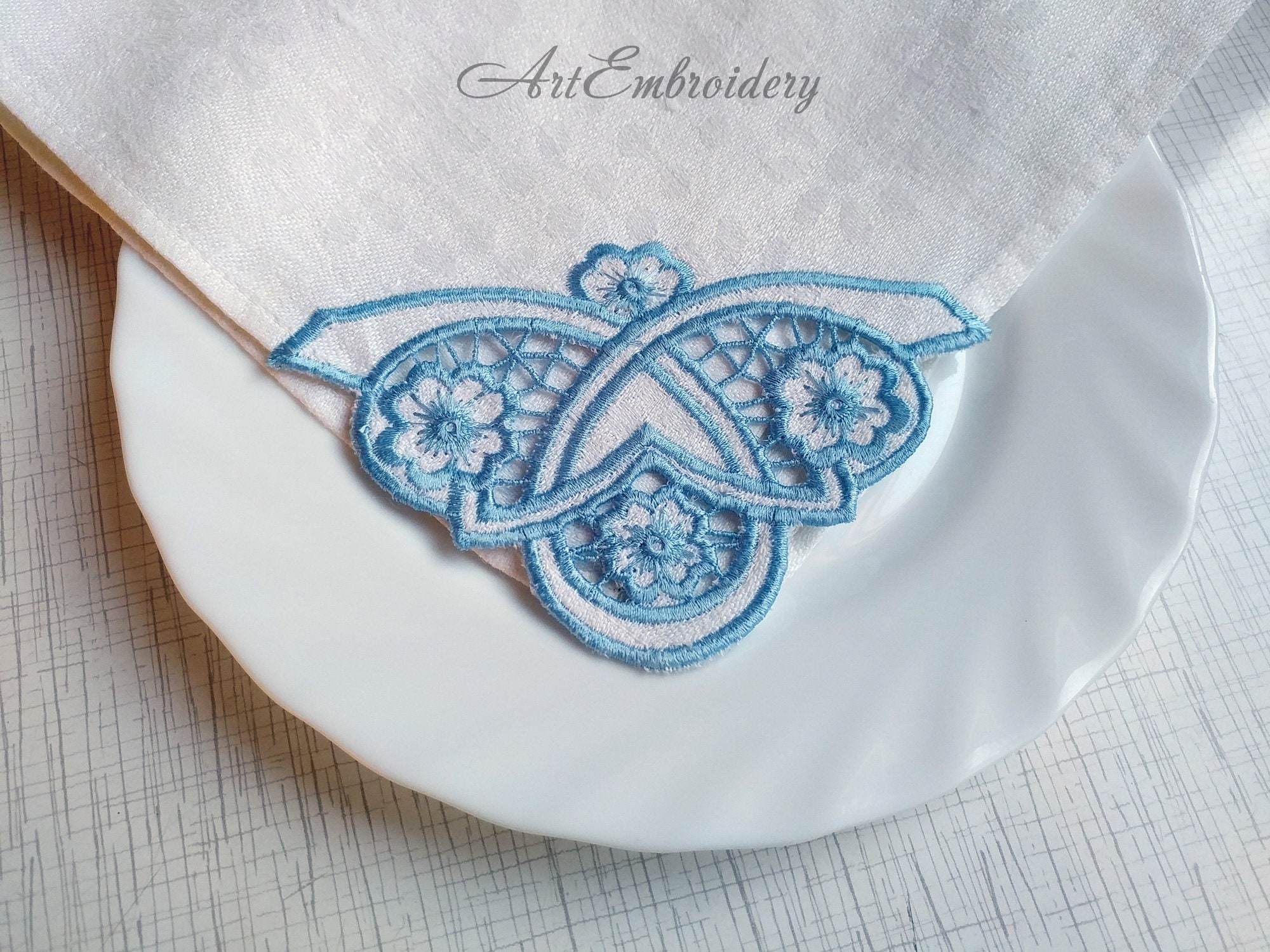 Cutwork Edge Borders and Corners Machine Embroidery Border - Etsy