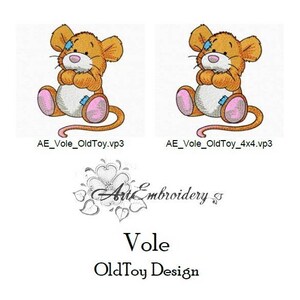 Vole, Meadow Mice or Field Mice of a Series "old Toy" - Machine ...