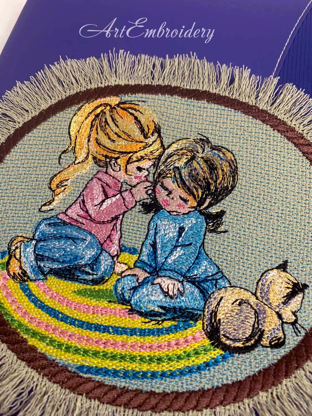 Girls Secret Machine Embroidery Children Design in 3 Sizes - Etsy