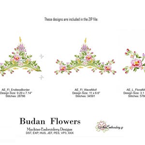 Bunad Flowers Machine Embroidery Designs: Norwegian Costume (digital ...
