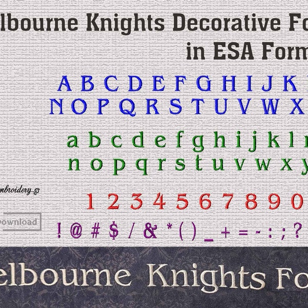 Esa Font File - Etsy