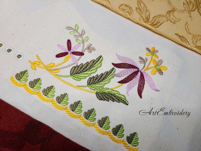 Regency Dress Machine Embroidery Designs Set for Hoop up to | Etsy