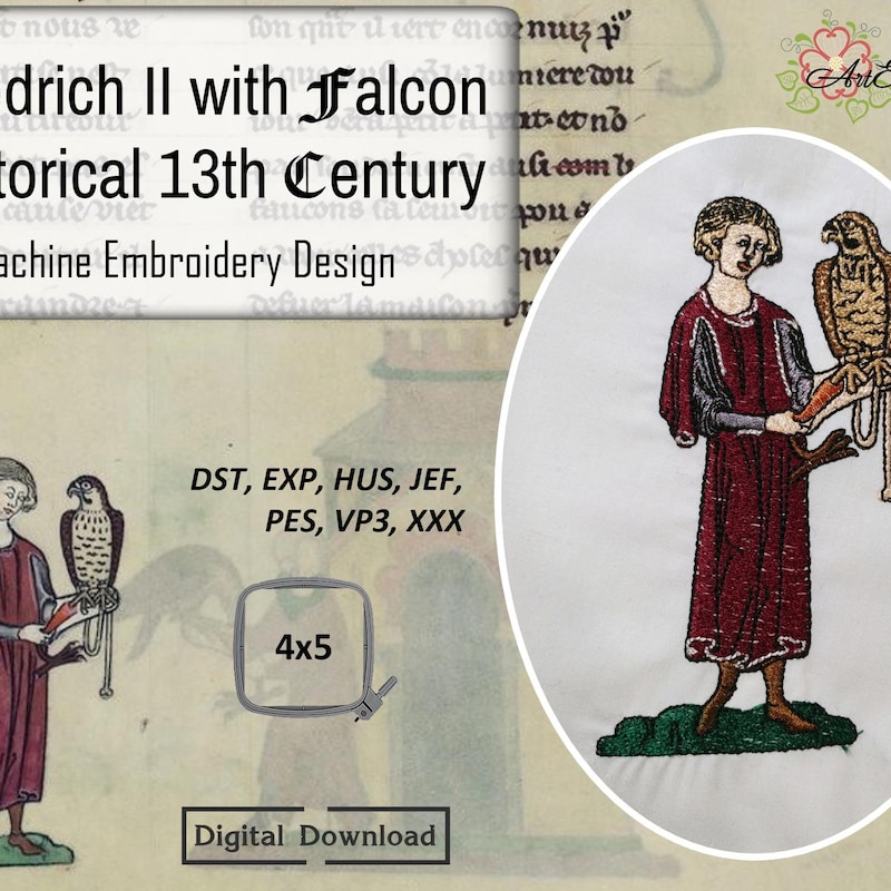 Falcon Embroidery Designs - Etsy