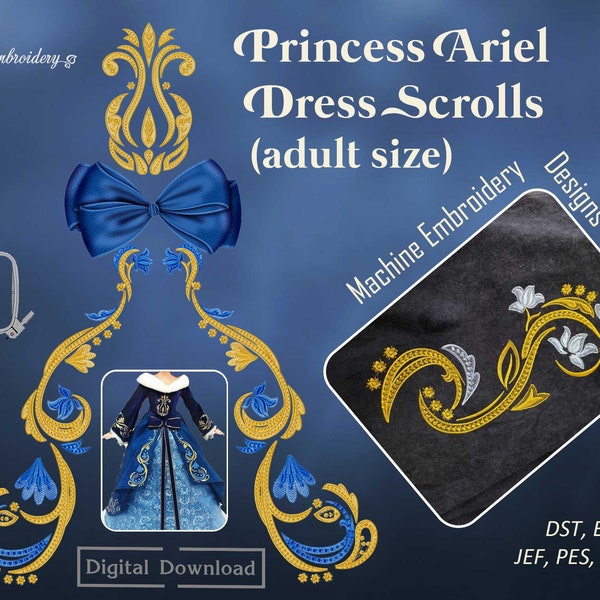 Ariel Embroidery - Etsy