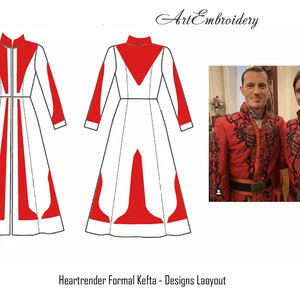 Heartrender's Formal Kefta Machine Embroidery Designs Set for Cosplay ...