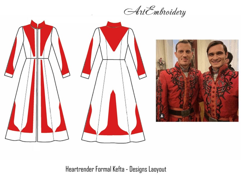 Heartrender's Formal Kefta Machine Embroidery Designs - Etsy