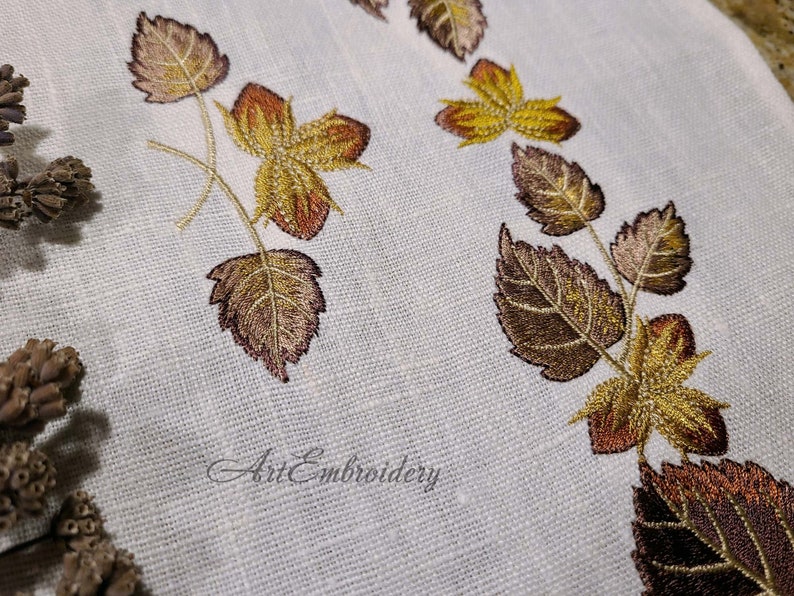 Rustic Hazelnut Motifs - Machine Embroidery Designs Set for Hoop Sizes ...
