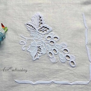 Grape Cutwork Motifs and Border - Machine Embroidery Designs Set for ...