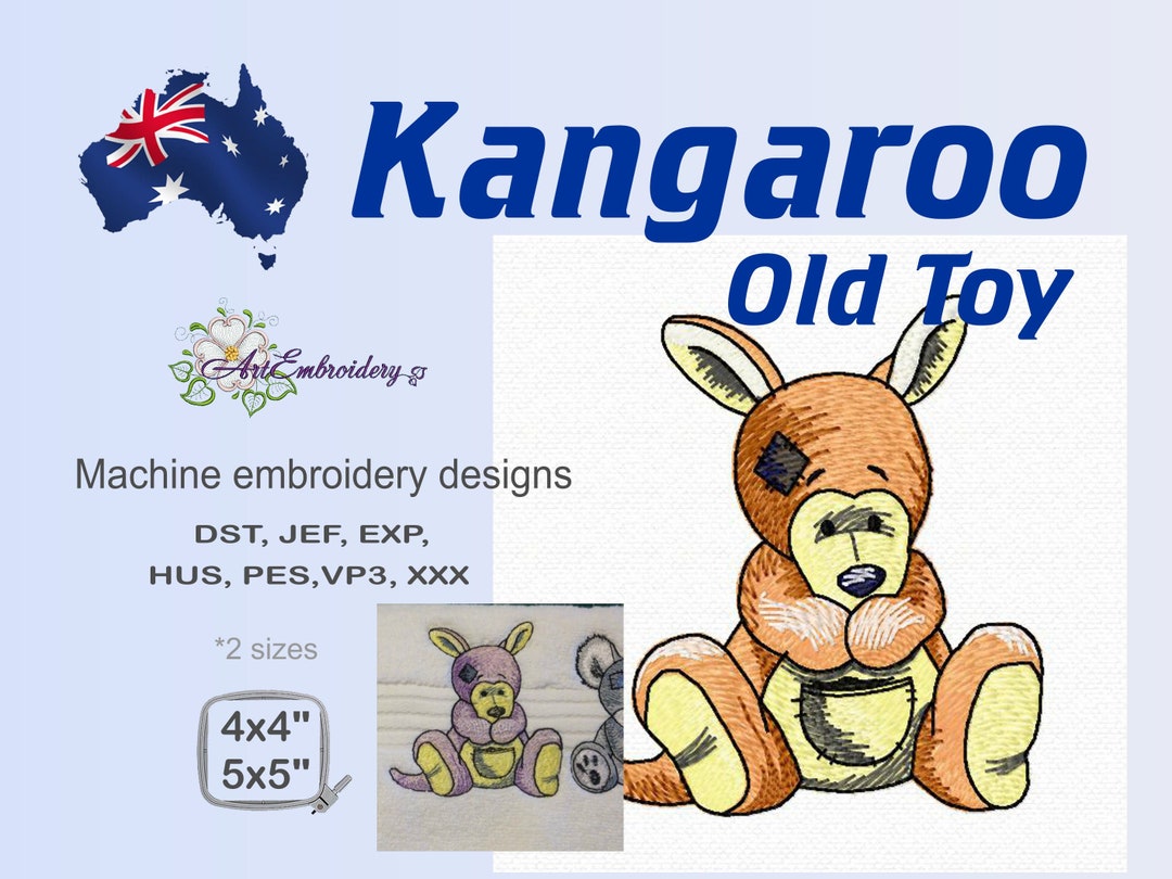 Kangaroo - Machine Embroidery Designs Set for a Babies and Children of ...