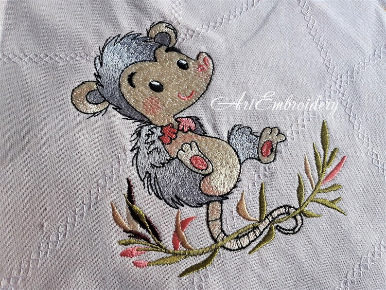Possum Old Toy Machine Embroidery Design in Two Sizes for - Etsy