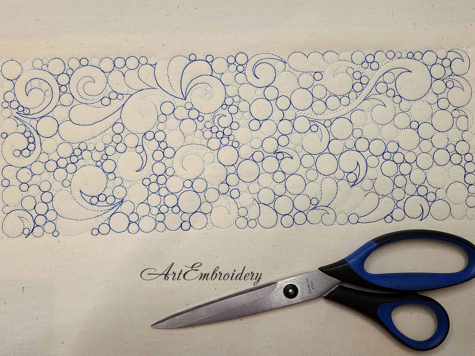 Dancing Splashes Panels - Machine Embroidery Quilt Stippling Designs ...