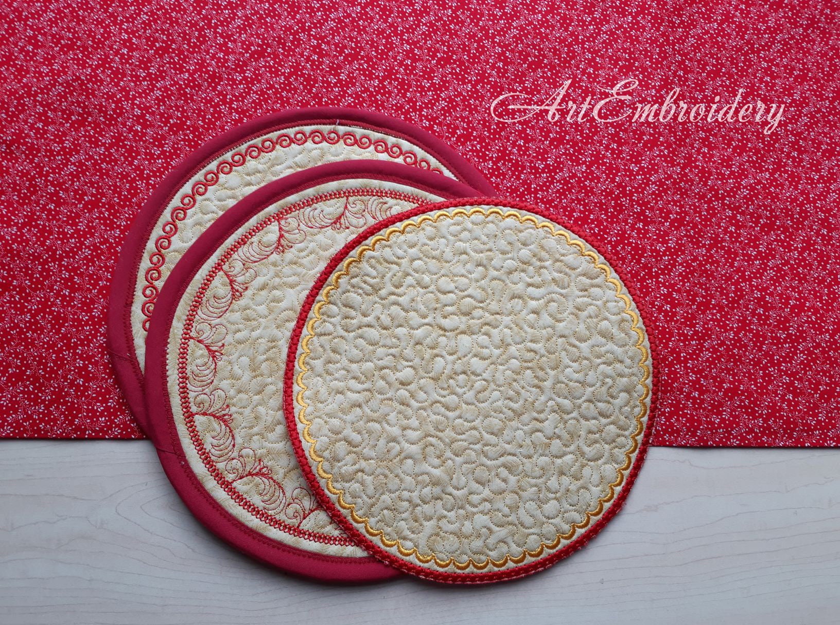 Classic Basic Quilt Stippling Machine Embroidery Designs Set | Etsy