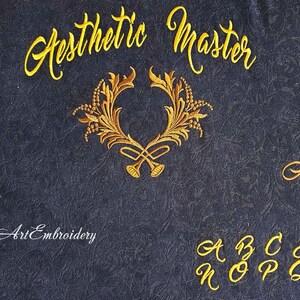 Aesthetic Master - ESA Embroidery Script Font for Your Wilcom E3, E4 ...
