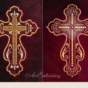 Big Crosses Set1 - Machine Embroidery Applique' or Patch Designs Set - Etsy