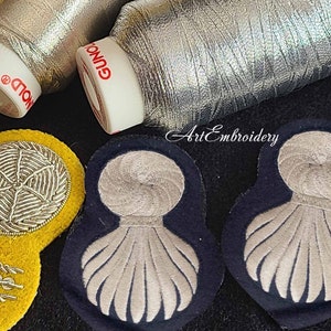 Napoleonic Grenadier Badge - Machine Embroidery Design (digital ...