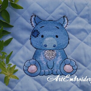 Wombat - Old Toy Machine Embroidery Design in 2 Sizes for Hoop 4x4 and ...