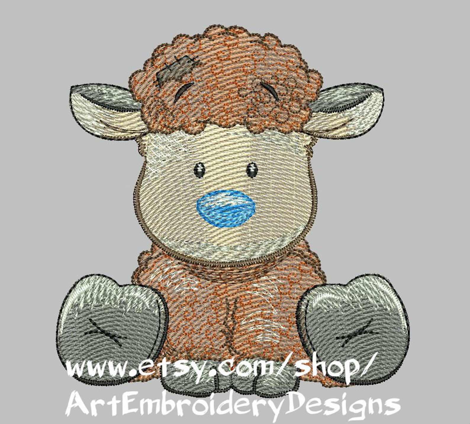 Lamb - Machine Embroidery Designs Set for a Babies and Children of a ...