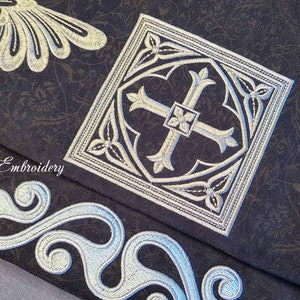 Wooden Cross - Machine Embroidery Christian Religious Designs Set for ...