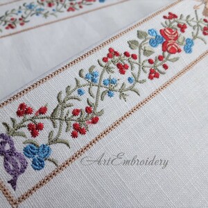 Garter F Machine Embroidery Design for Hoop 5x7 and 8x12, Created From ...