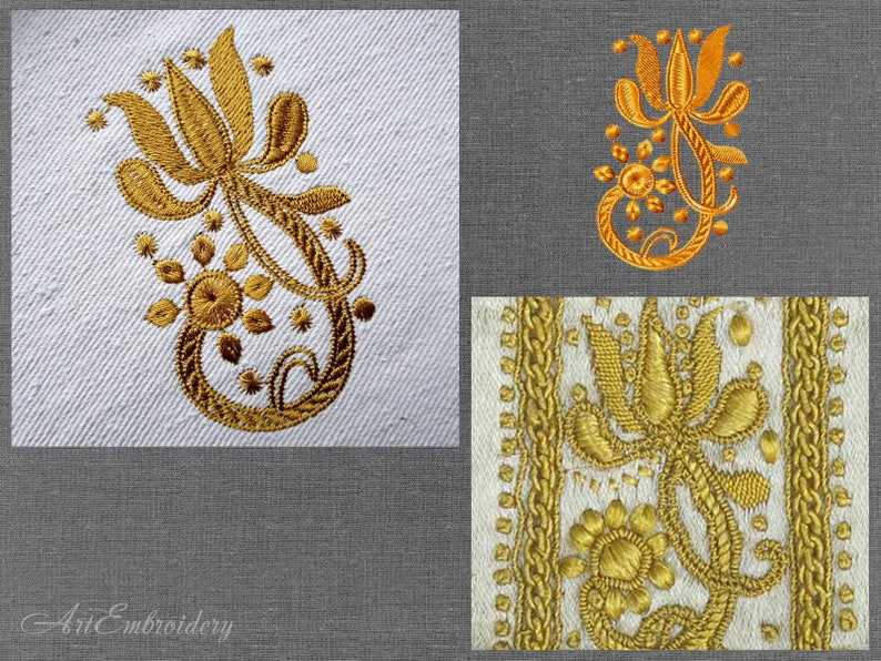 Italian Cloak 1610-1620 Machine Embroidery Designs Set for - Etsy
