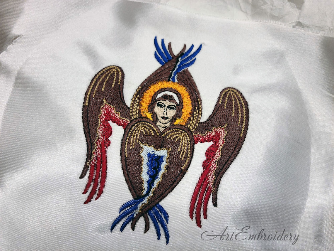 Byzantine Seraphim - Machine Embroidery Design in 2 Sizes - Etsy