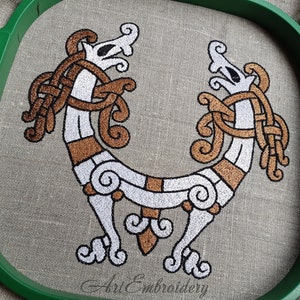Mammen Creature , Celtic Mythological Creature (dragon, Goat or Deer ...