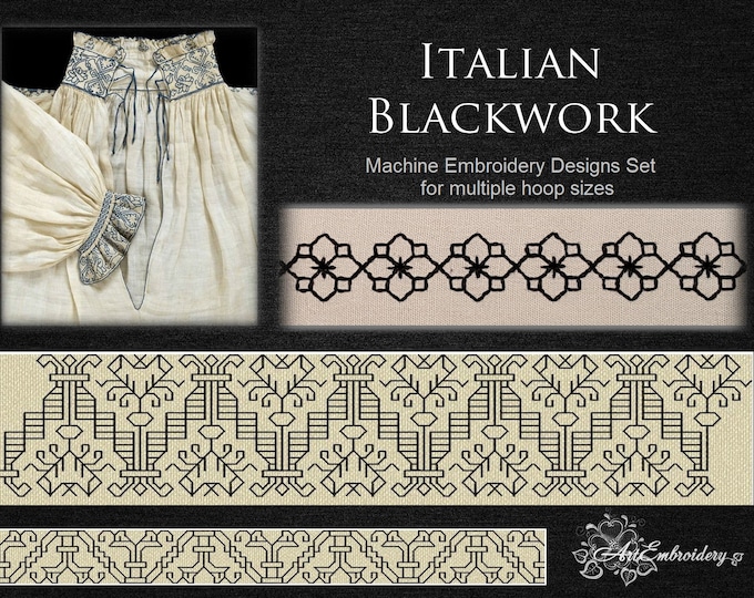 Renaissance Ivy Borders - Machine Embroidery Designs Set for Hoop 6x8 ...