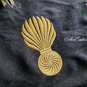 Napoleonic Grenadier Badge - Machine Embroidery Design (digital ...