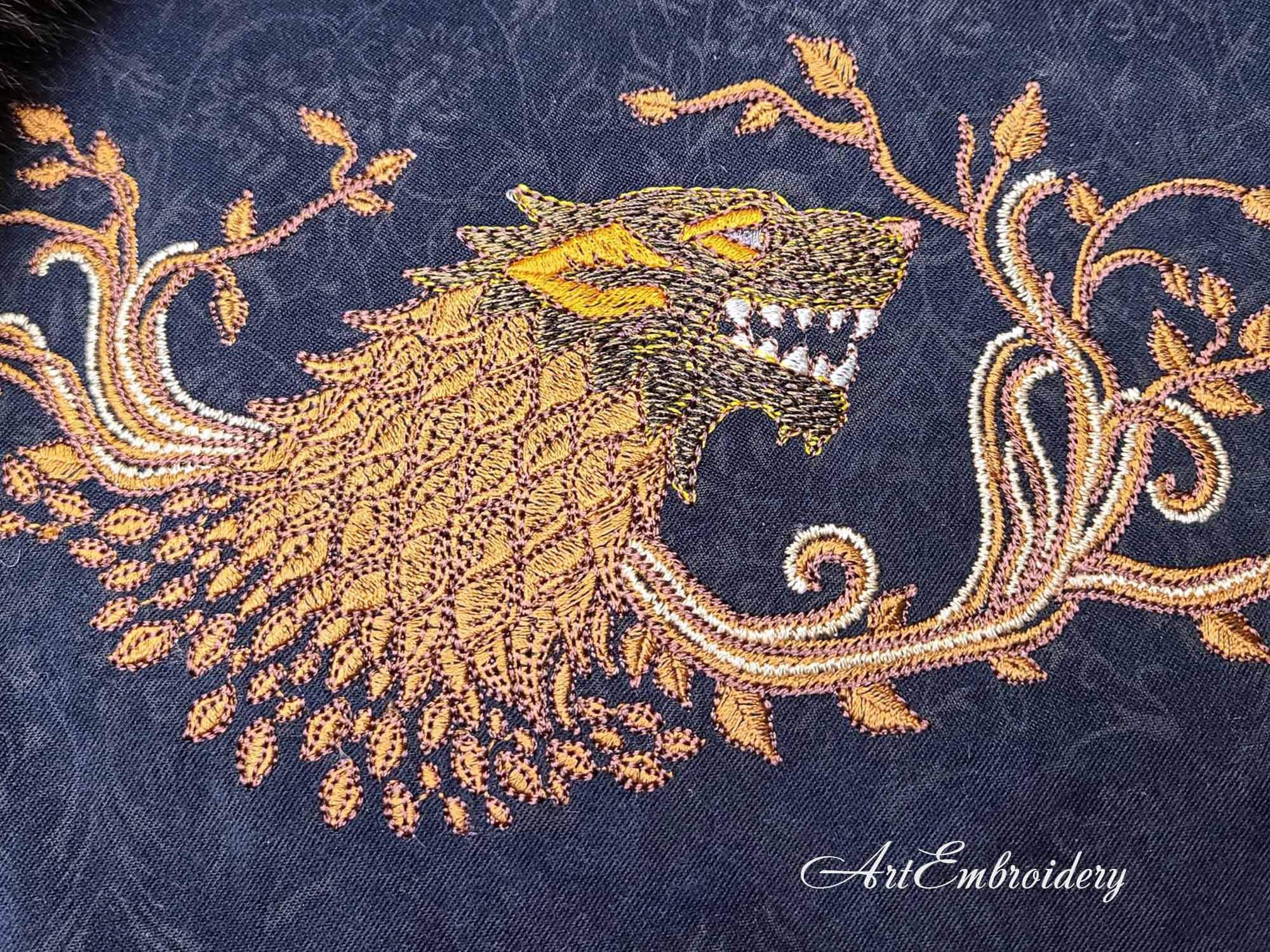 Stark Wolf Inspired by Sansa Stark Dress From Game of Thrones | Etsy