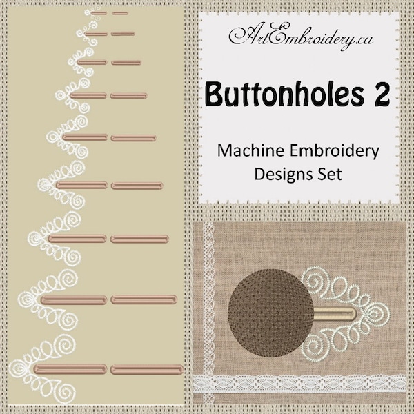 Button Embroidery - Etsy