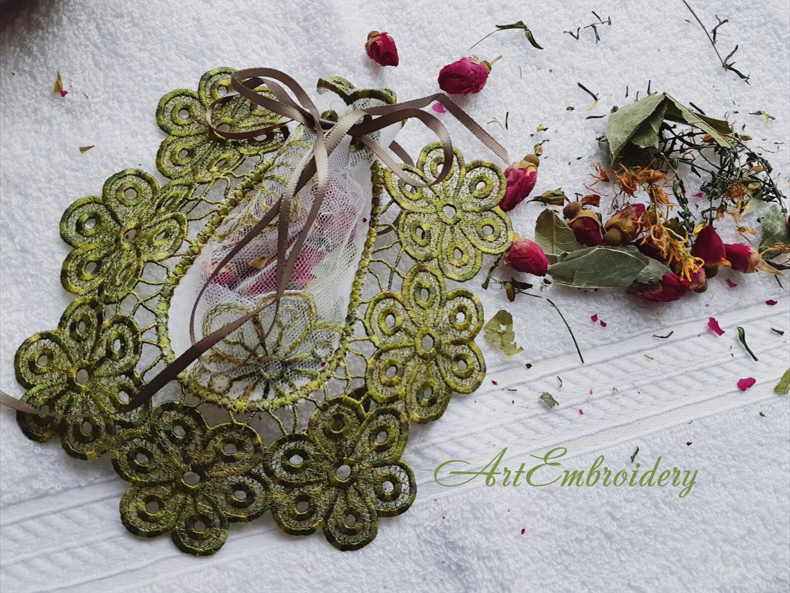 FSL Applique Sachet ITH Project Machine Embroidery Lace - Etsy Canada
