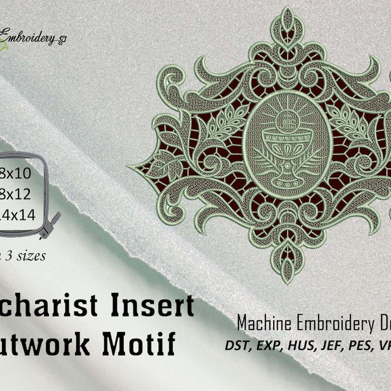 Religious Lace Insert - Etsy