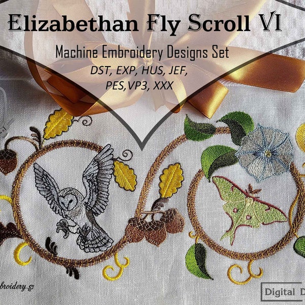 Elizabethan Machine Embroidery Designs - Etsy