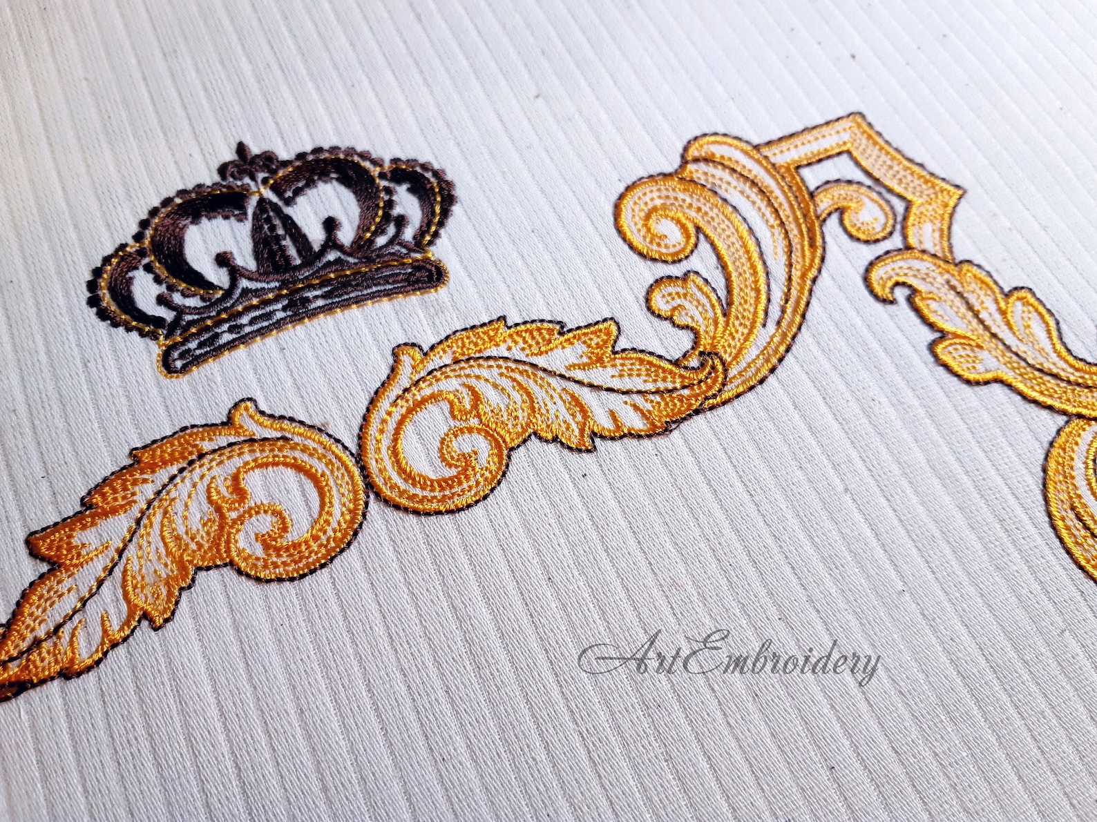 Baroque Frame Machine Embroidery Designs Set for Hoops - Etsy
