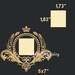 Royal Monogram Frame: Machine Embroidery Design ( 5x7, 6x8, 8x8 Hoop ...