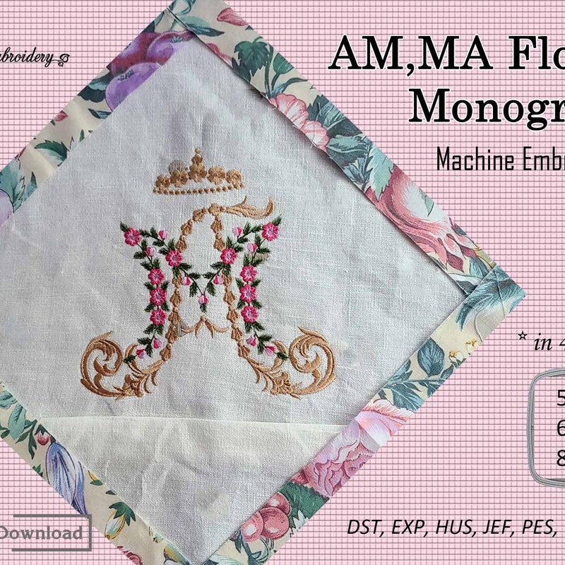 Marie Antoinette Monogram - Etsy