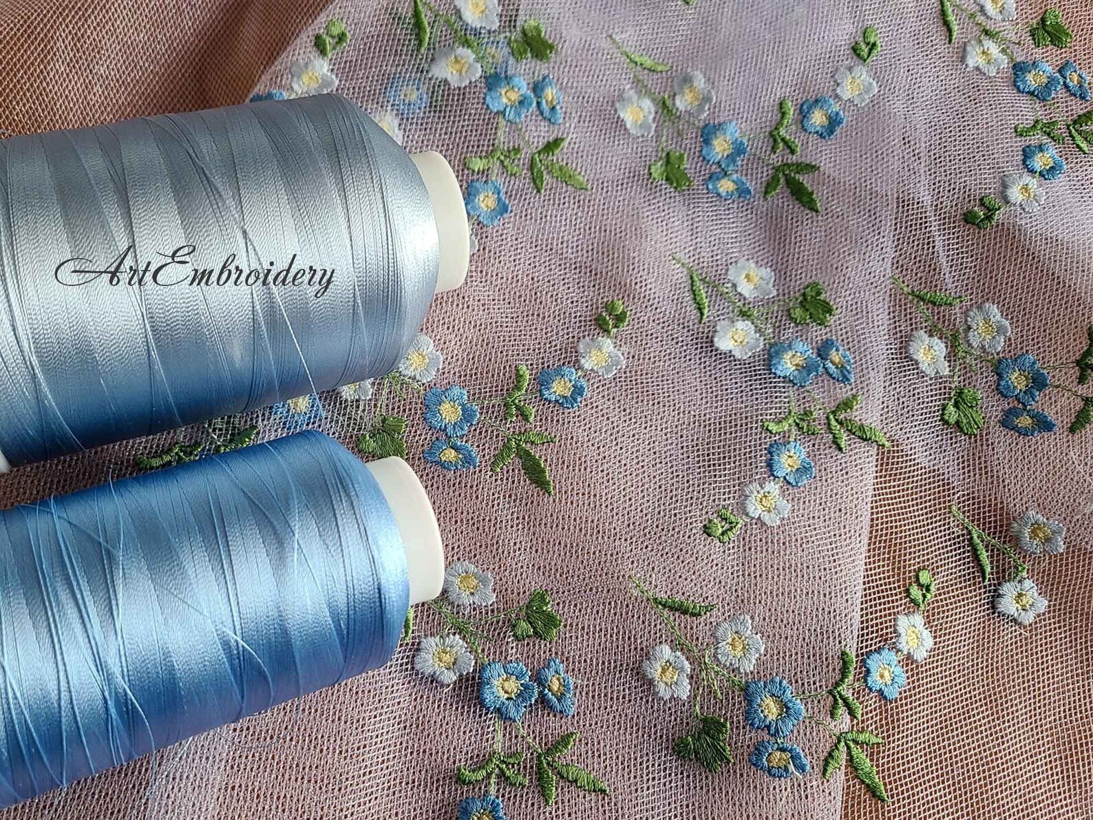 Forget-me-not Field Machine Embroidery Flowers Designs Set - Etsy