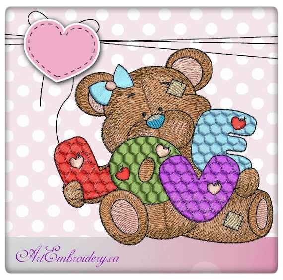 Love Teddy Bear sweetheart Old Toy Machine - Etsy