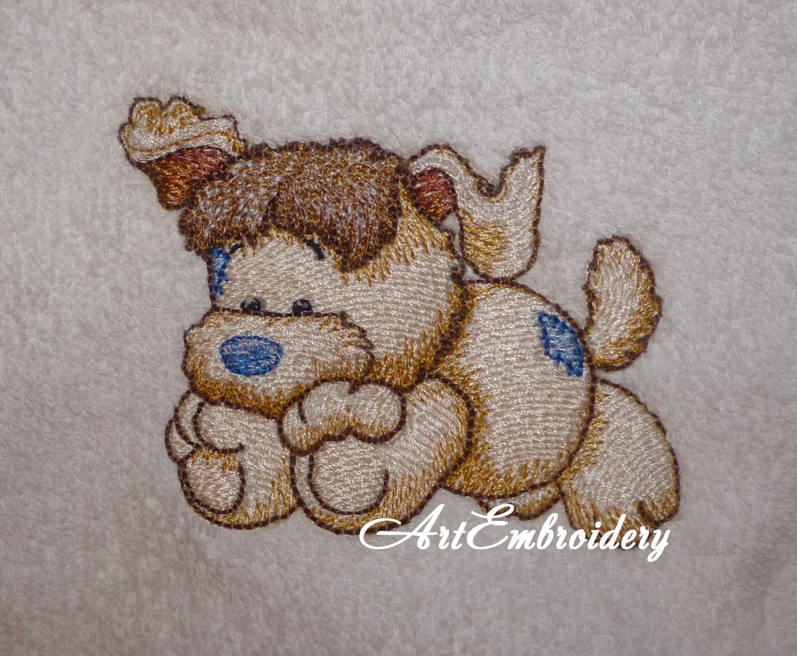 Labradoodle Dog Machine Embroidery Patched Animal Design in | Etsy