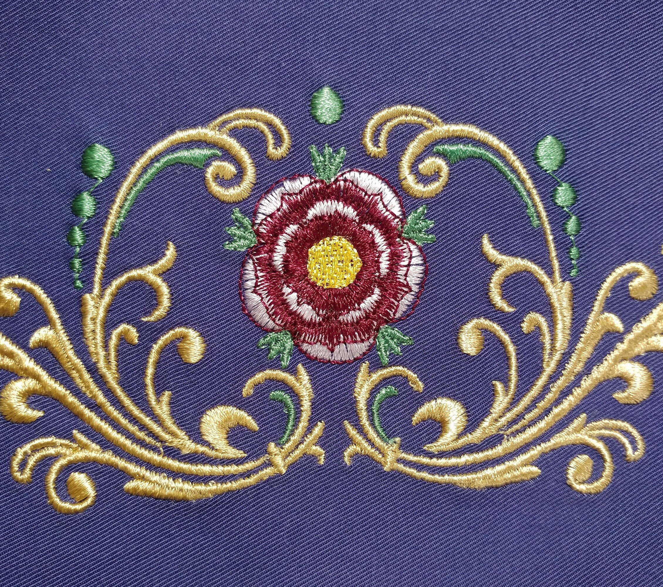 Tudor Rose Scroll Borders 1 Machine Embroidery Designs Set - Etsy Canada