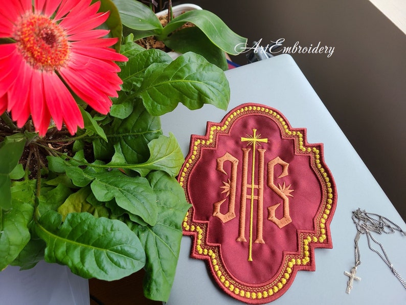 IHS Christogram 2 Machine Embroidery Designs Set Includes - Etsy