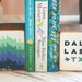 Wood Bookends With Dallas Texas Retro Skyline Silhouette - Etsy