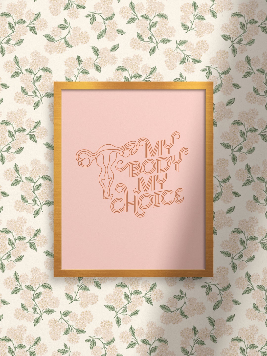 My Body My Choice, Illustration, 8x10 Wall Art - Etsy