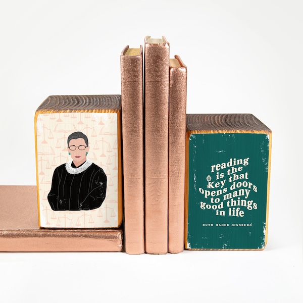 Wood Bookends - Etsy