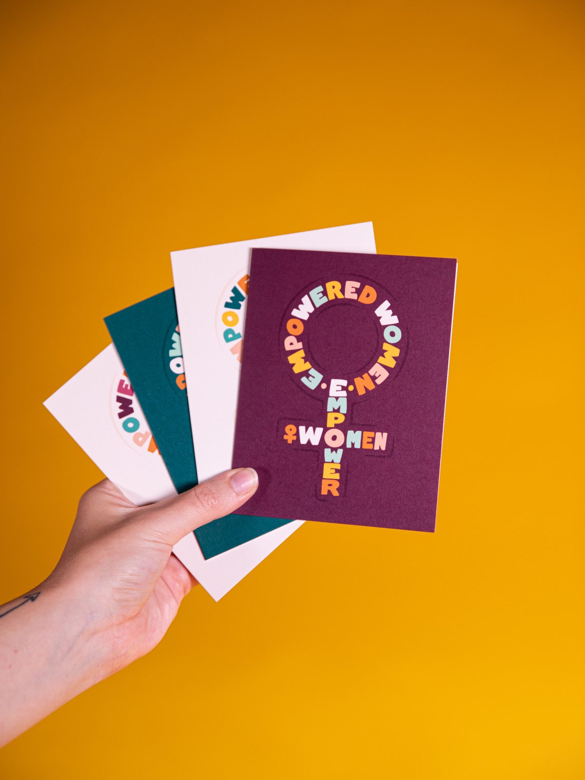 Empowered Women Note Card Stationery Set - Etsy