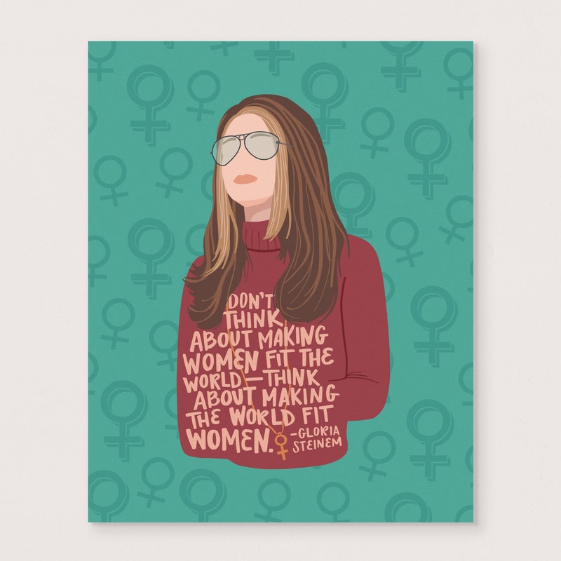 Gloria Steinem Poster - Etsy